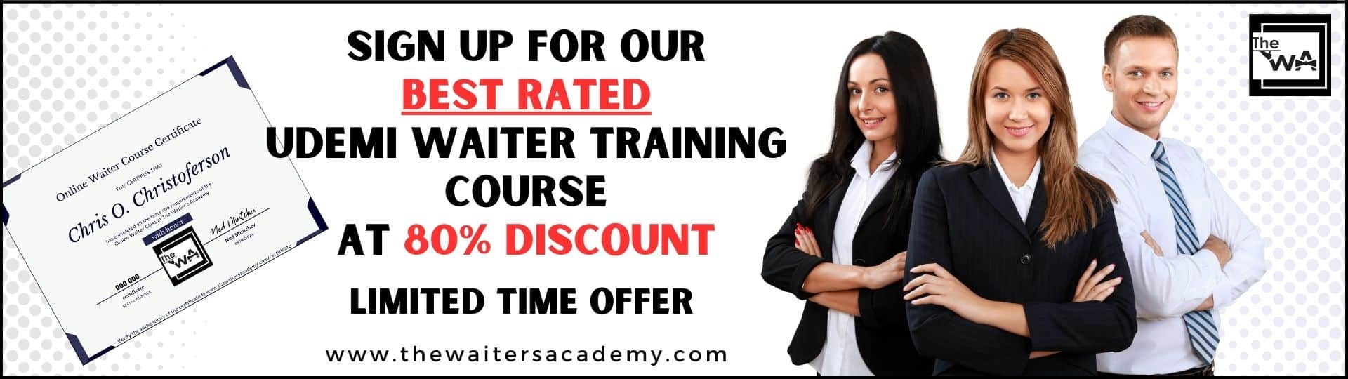 Serving Beverages in Fine Dining - The Waiter's Academy